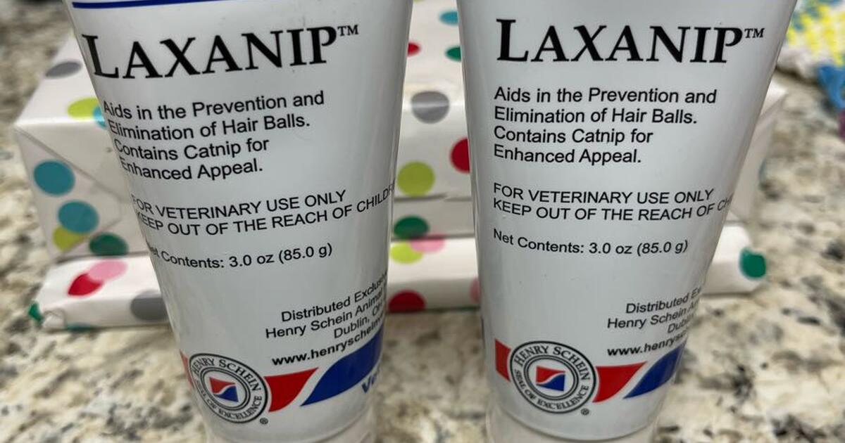Henry Schein Laxanip for cats, two 3.0 oz tubes for $10 in Tampa, FL ...