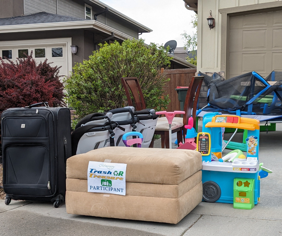 Turn your trash into someone else's treasure!