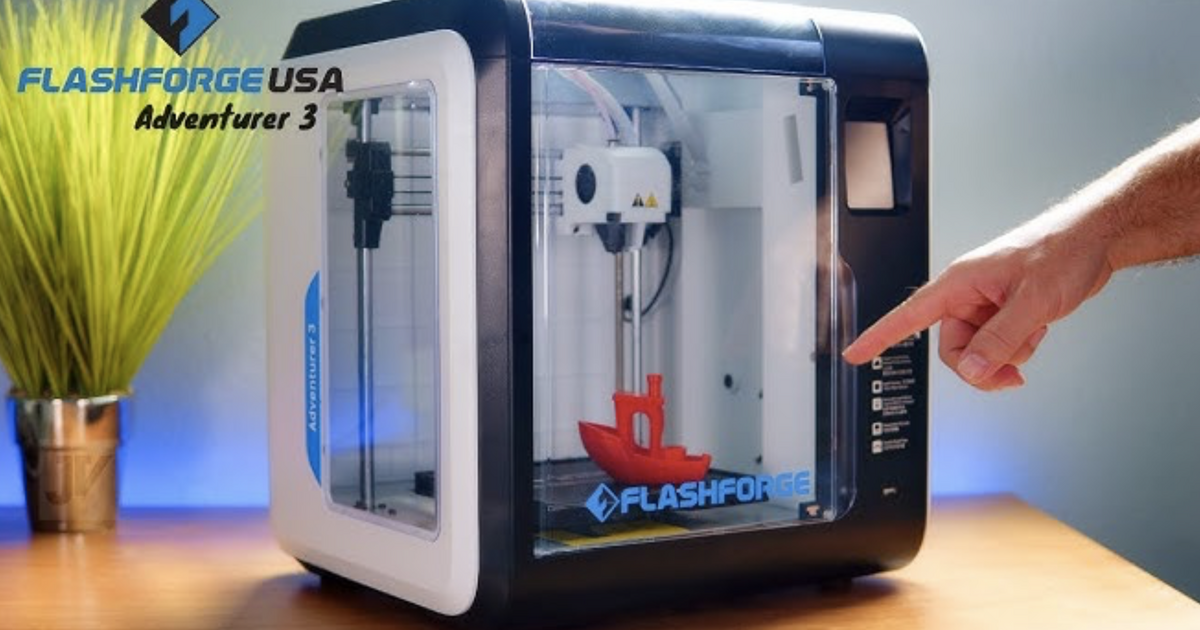 FlashForge Adventurer 3 - 3D Fully-Enclosed Printer for $140 in ...
