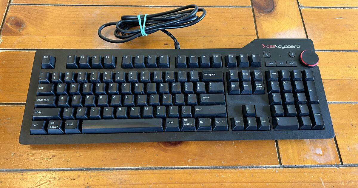 Das Keyboard 4 Professional for Mac Wired Mechanical Keyboard for $75 ...