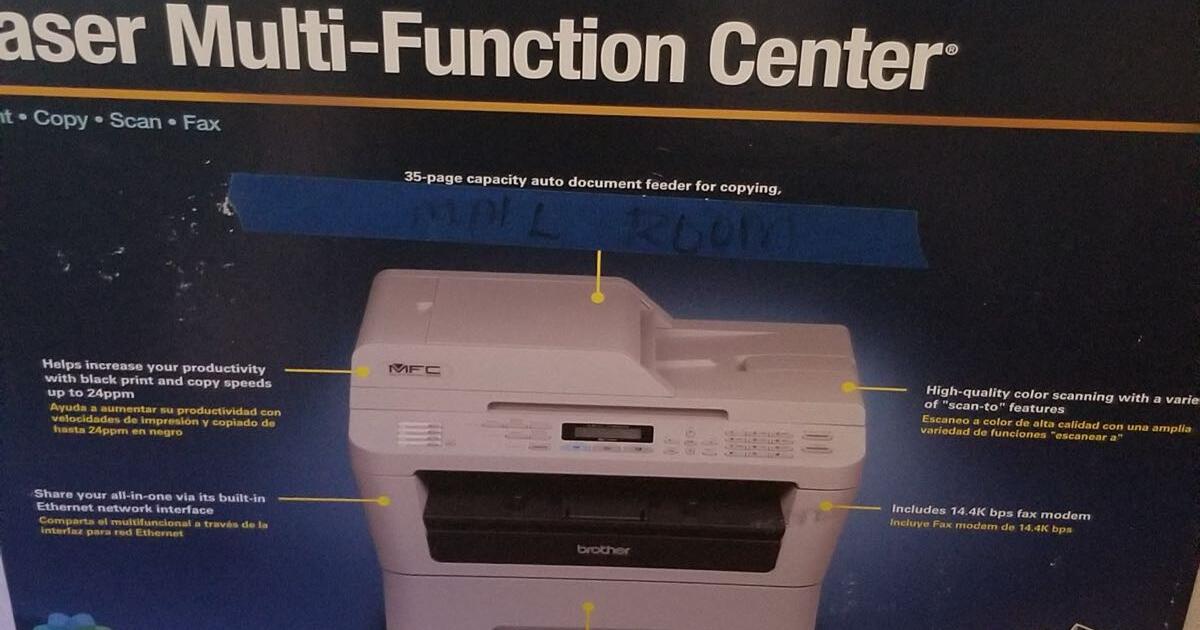 Multi function fax machine (printer/fax/copy/scan) 3 new cartridges ...