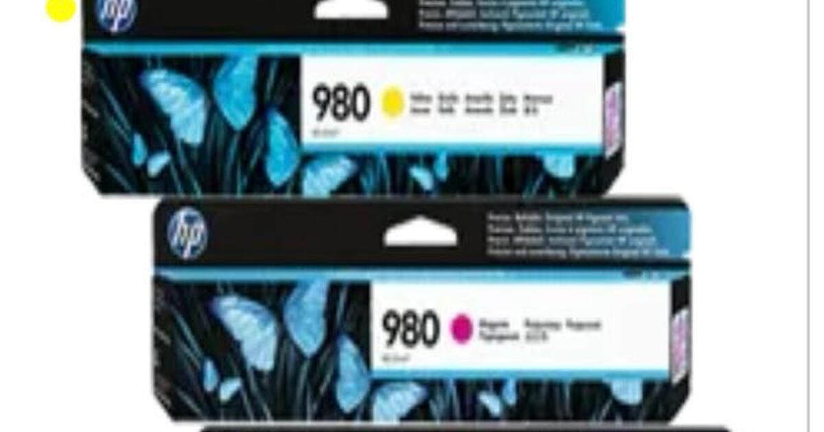 BRAND NEW ORIGINAL HP 980 INK / INKJET CARTRIDGE SET BLACK CYAN MAGENTA ...
