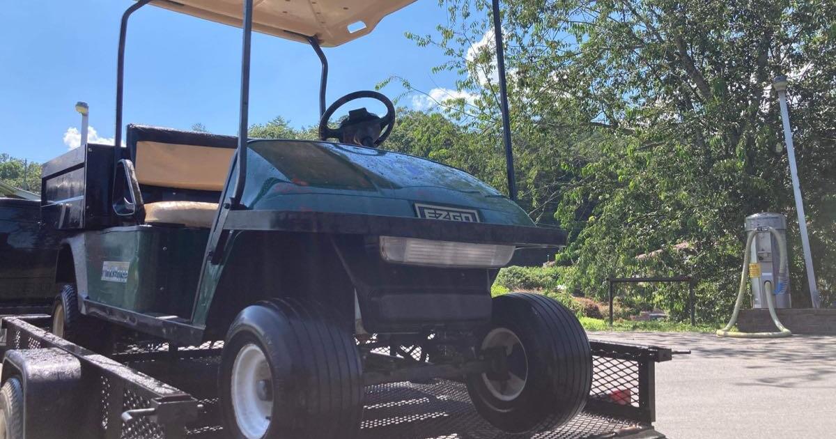 EZGO WORKHORSE with dump trailer for $3500 in Blairsville, GA | Finds ...