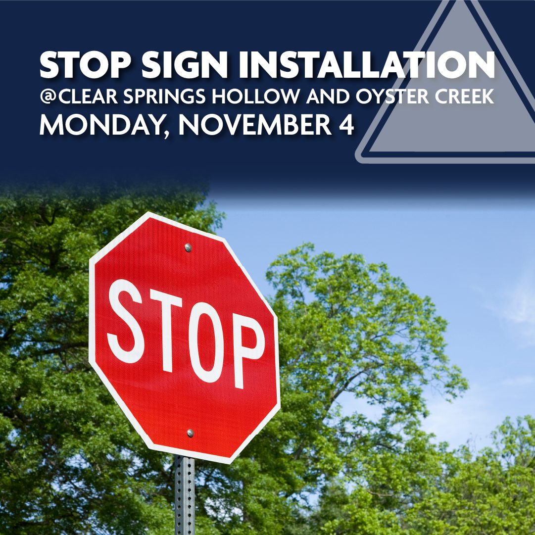 STOP SIGN INSTALLATION (City of Buda) — Nextdoor — Nextdoor