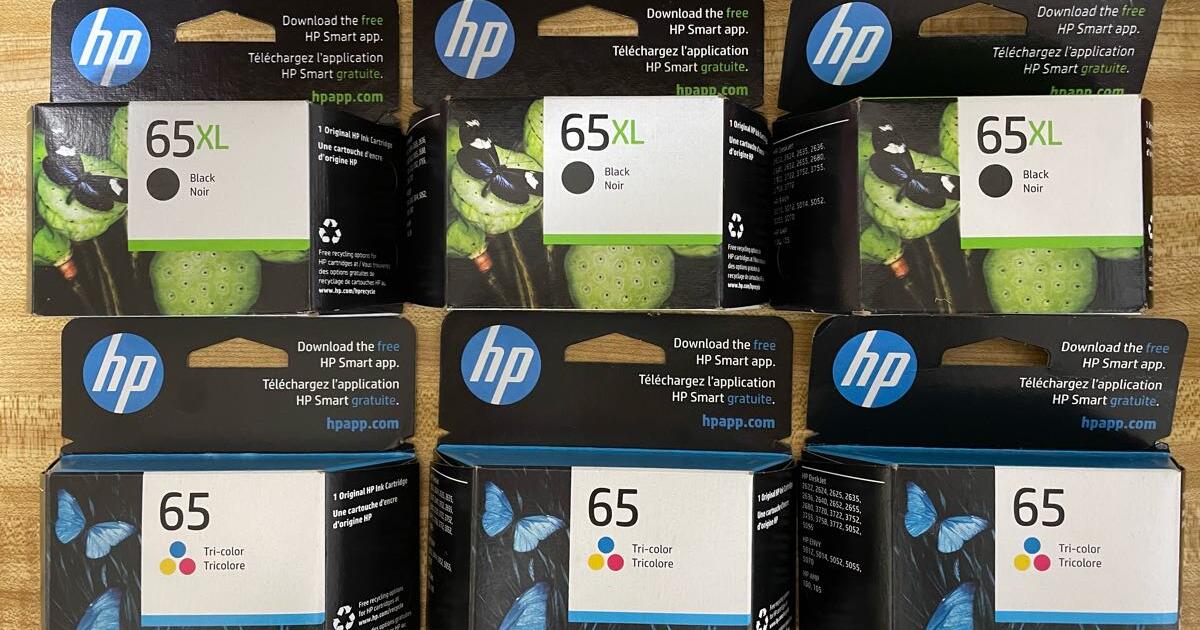 HP 65 XL black and 65 tricolor ink for $60 in St. Paul, MN | For Sale ...
