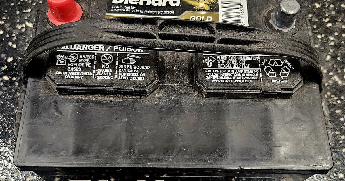 New 640 CCA Auto Car Truck Die Hard Gold Battery for $140 in Fischer ...