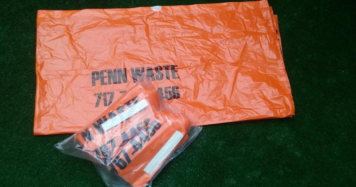 ORANGE Penn Waste TRASH Bags for $1 in Harrisburg, PA | For Sale & Free ...