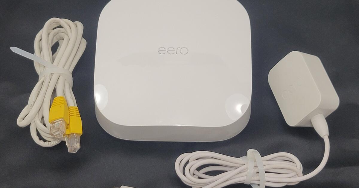 Eero Pro 6 Mesh Wifi 6 Router K010001 Tri-Band with Power Cord ...