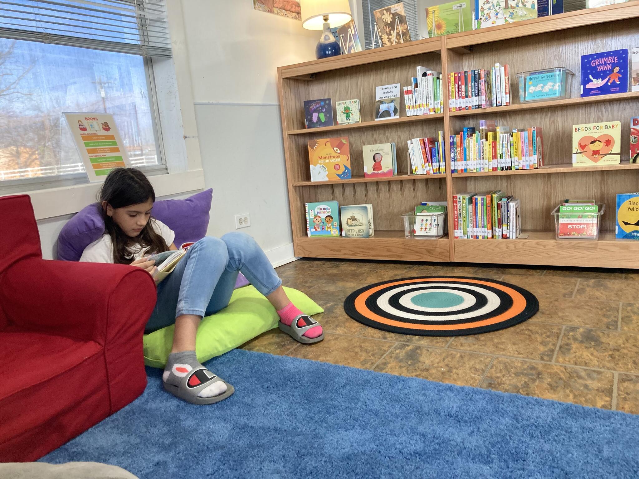 Chilling at the library on a day off from school. (Del Valle Libraries ...