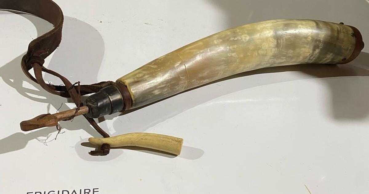 Vintage Powder Horn & authentic bull horns for $100 in Newark, DE | For ...