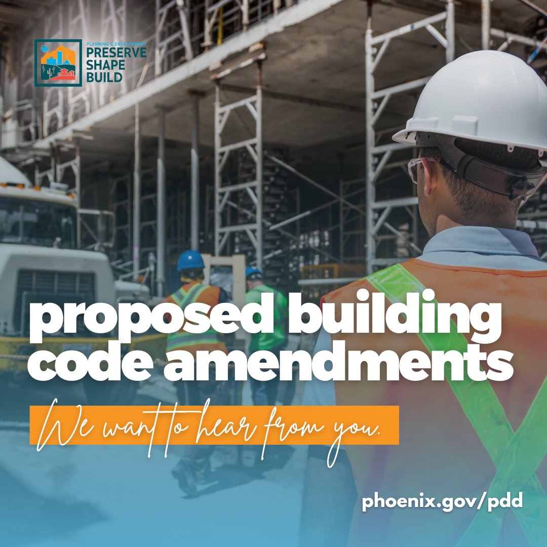 The Planning & Development Department is reviewing the 2024 International Codes, the 2024 ...