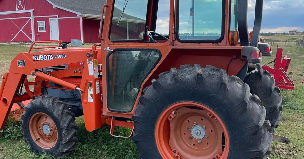 1999 Kubota L3600 Tractor w/Front Loader & Great Bend Backhoe ...