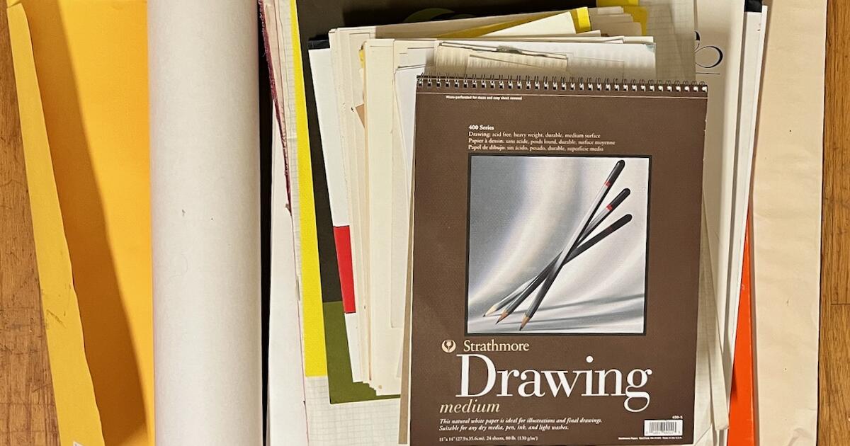 Big pile of over sized art and drawing paper for Free in Davis, CA ...