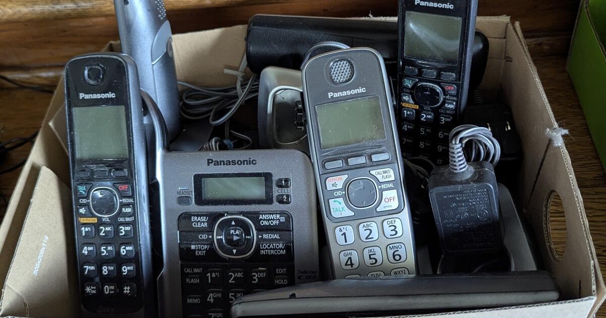 Panasonic Cordless Phone Set w/ 6 handsets for Free in South Pasadena ...