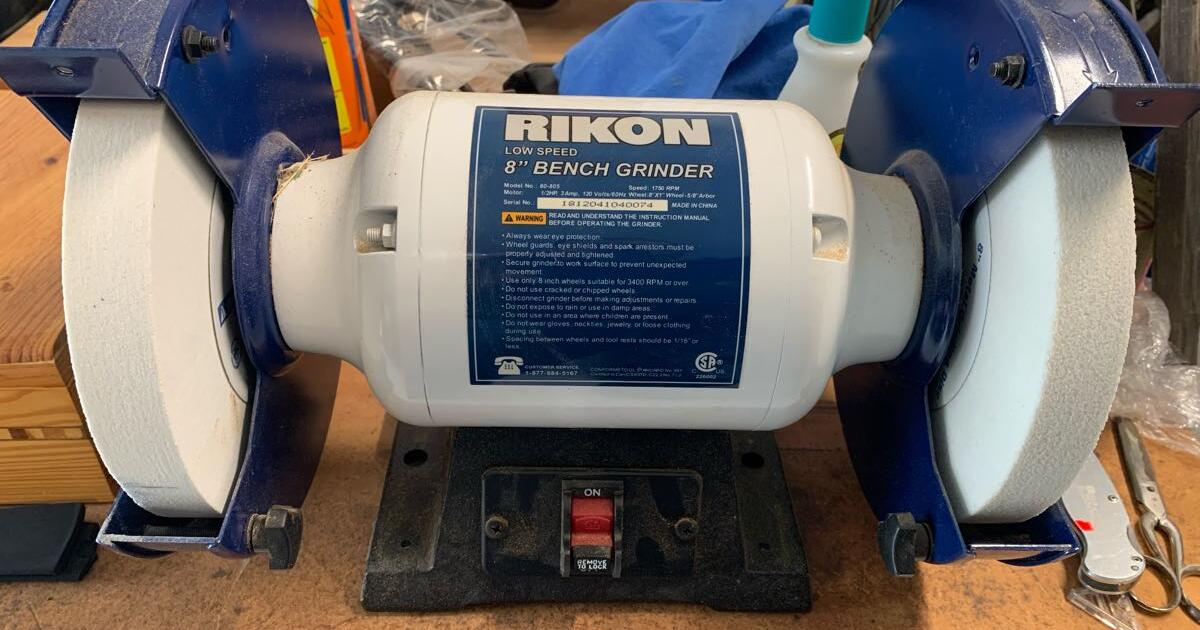 Rikon Low Speed Bench Grinder for $230 in Virginia Beach, VA | For Sale ...