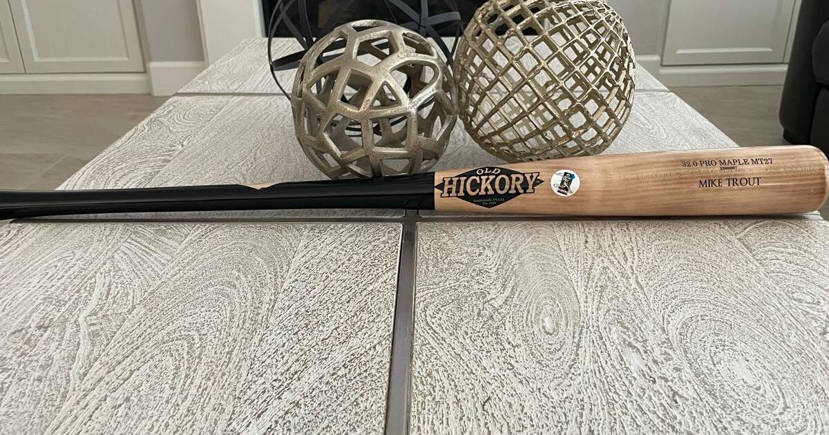 Brand NEW 32” Old Hickory Mike Trout Bat for $150 in El Dorado Hills ...
