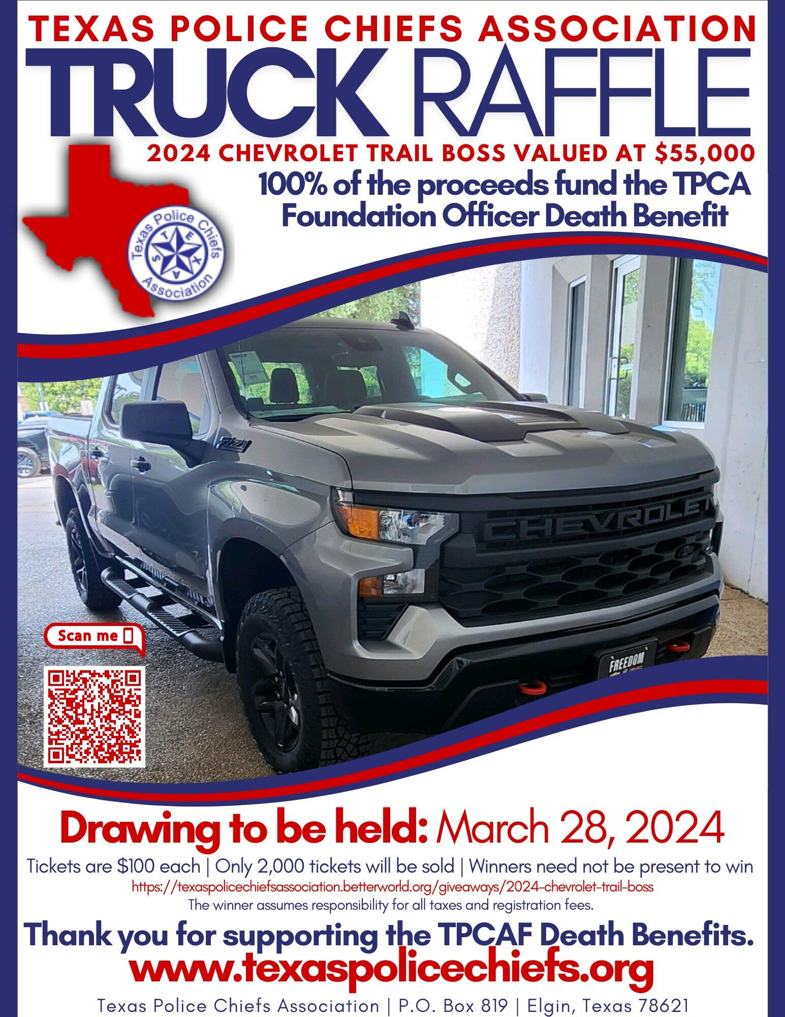TPCA Truck Raffle (Odessa Police Department) — Nextdoor — Nextdoor
