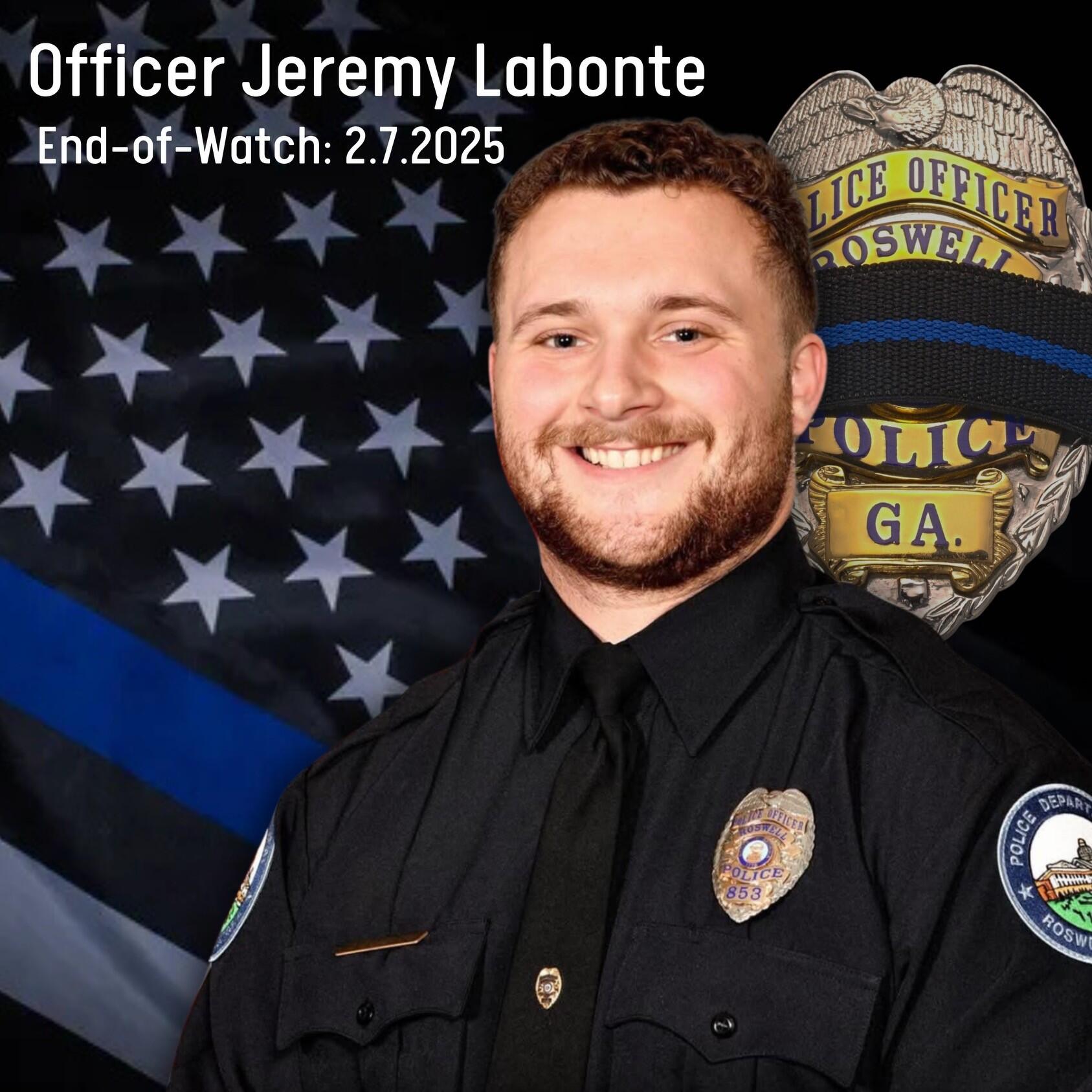 Today, we stand with the Roswell Police Department in honor of Officer ...