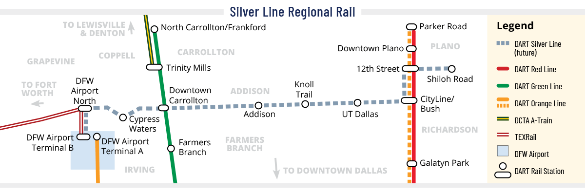 Notice of DART Silver Line Regional Rail Virtual Biannual Community ...