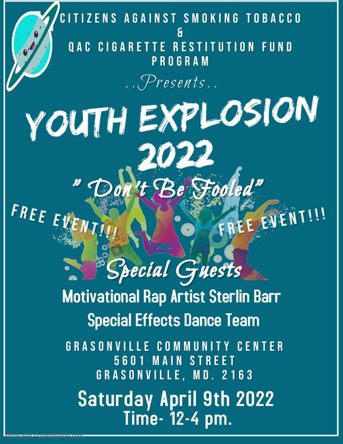 Youth Explosion 2022 (Queen Anne's County Government) — Nextdoor — Nextdoor