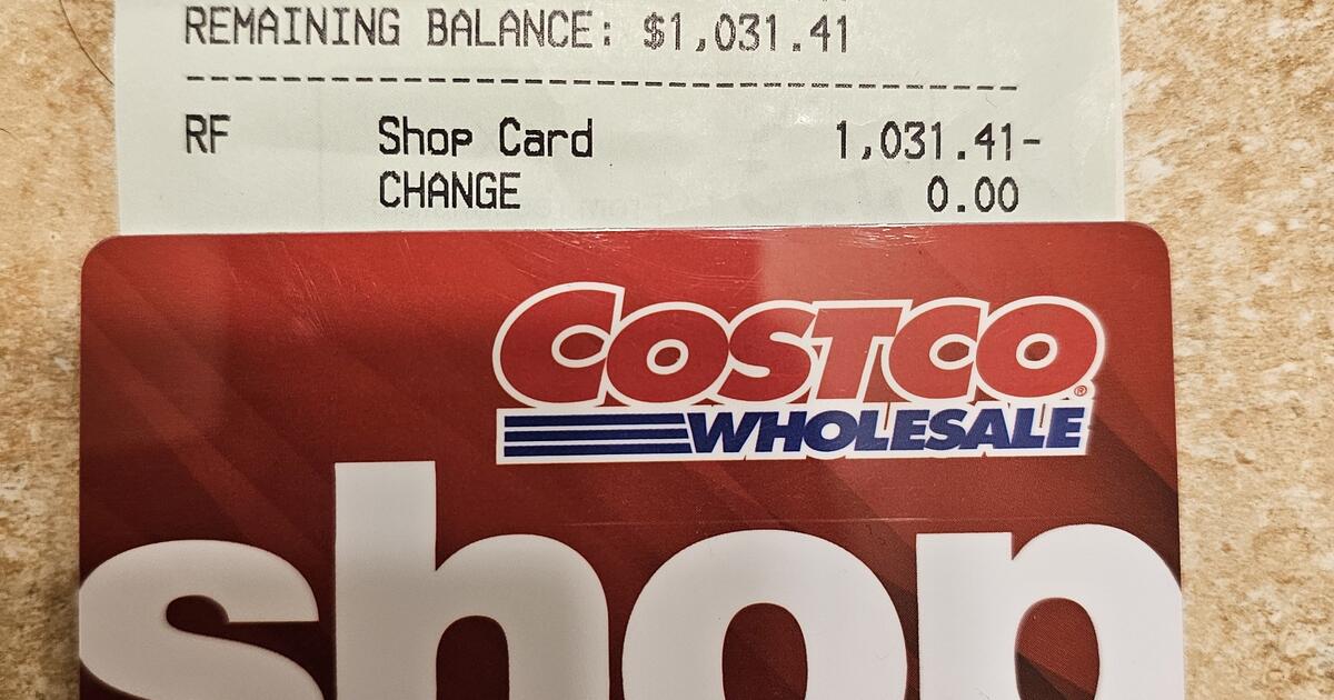 Costco Cash Card With $1,031 in Reno, NV | For Sale & Free — Nextdoor