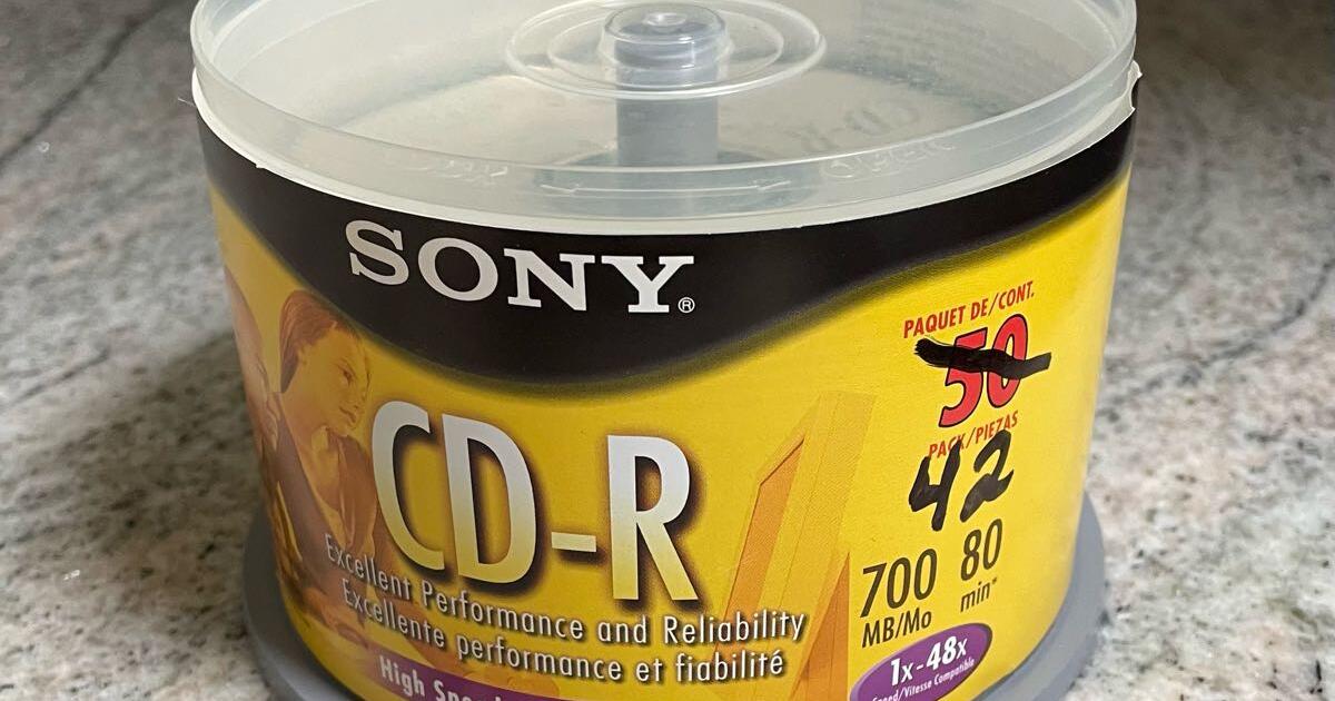 SONY CD-R discs, 42 new ones remaining. CHESSMASTER 5000. for $10 in ...