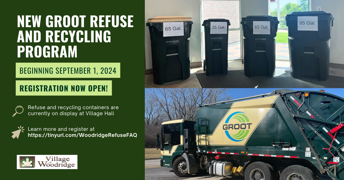 Registration for the new Groot Refuse & Recycling Program is officially ...
