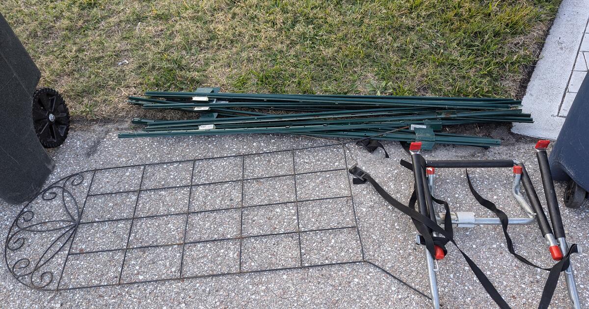 Bike Rack, Fence Stakes, Garden Trellis for Free in Punta Gorda, FL ...