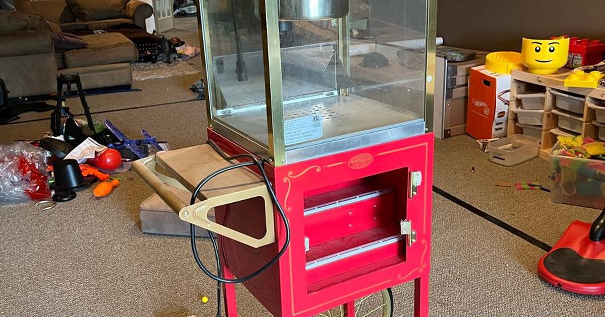 5’ tall popcorn machine for Free in Sparks, MD | For Sale & Free — Nextdoor