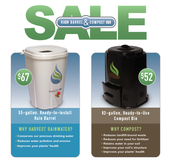 Rain Barrel and Compost Bin Sale (City of Plano) — Nextdoor — Nextdoor