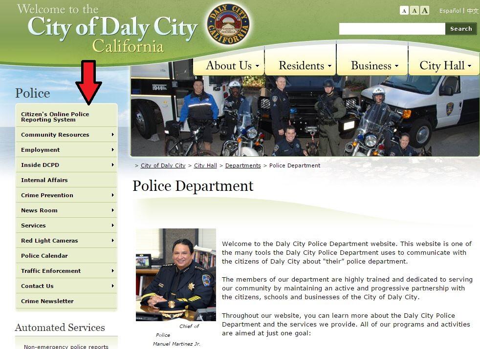 Filing Police Reports Online (Daly City Police Department) — Nextdoor ...