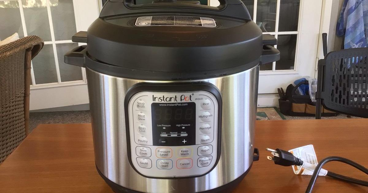 Instant Pot 6 Qt. Model #IP-DUO60 V3 for $30 in Vero Beach, FL | Finds ...