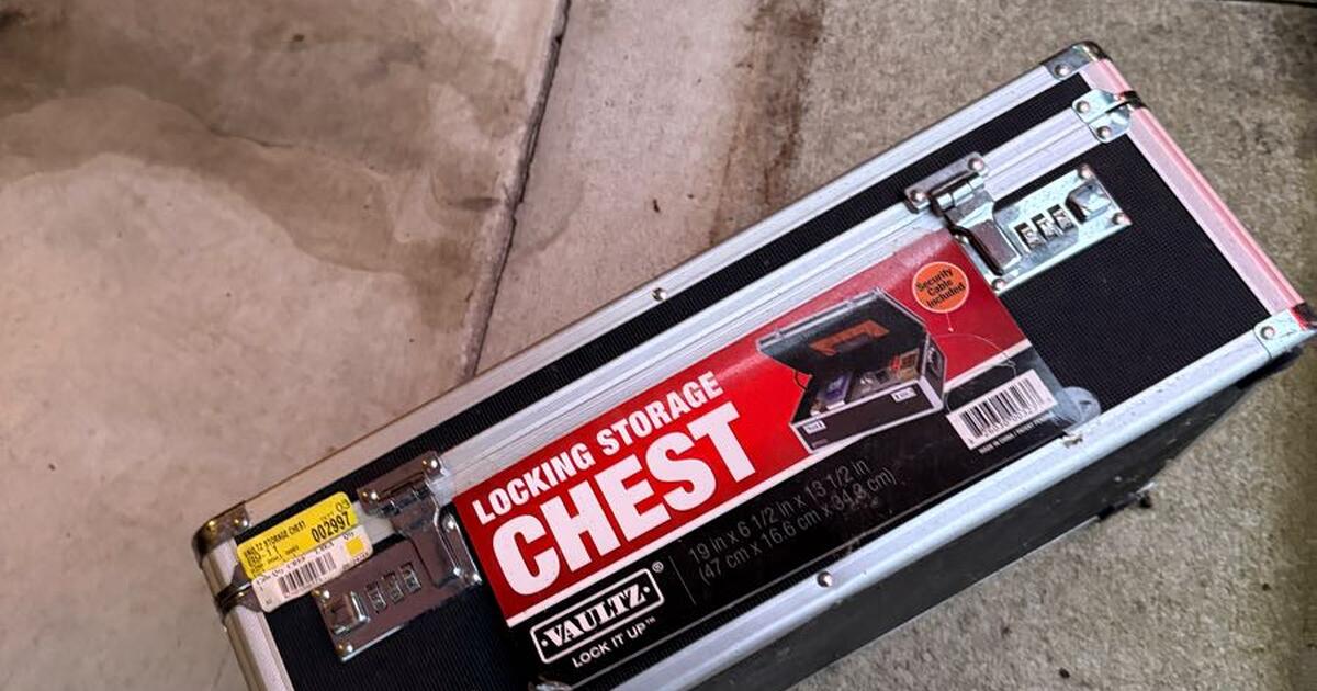 Vaultz Locking Storage Chest for $20 in Chesapeake, VA | For Sale ...