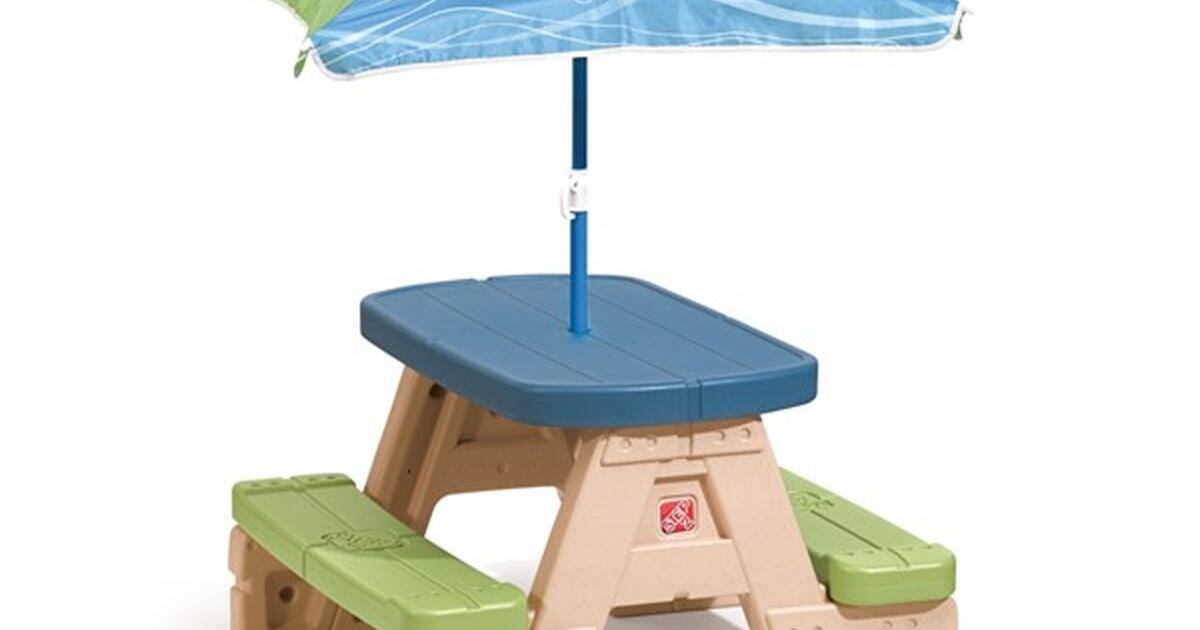 Picnic table for kids (Step 2 brand) for $20 in Newport Beach, CA | For ...