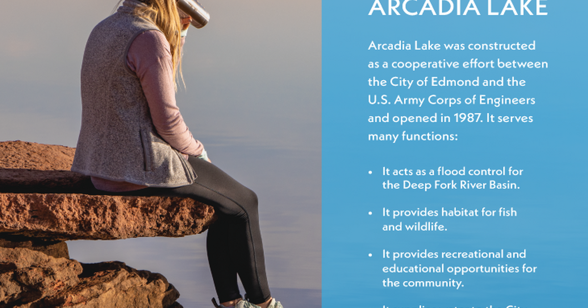 CITY SOURCE EDMOND SPOTLIGHT: Improvements outlined in the Arcadia Lake ...