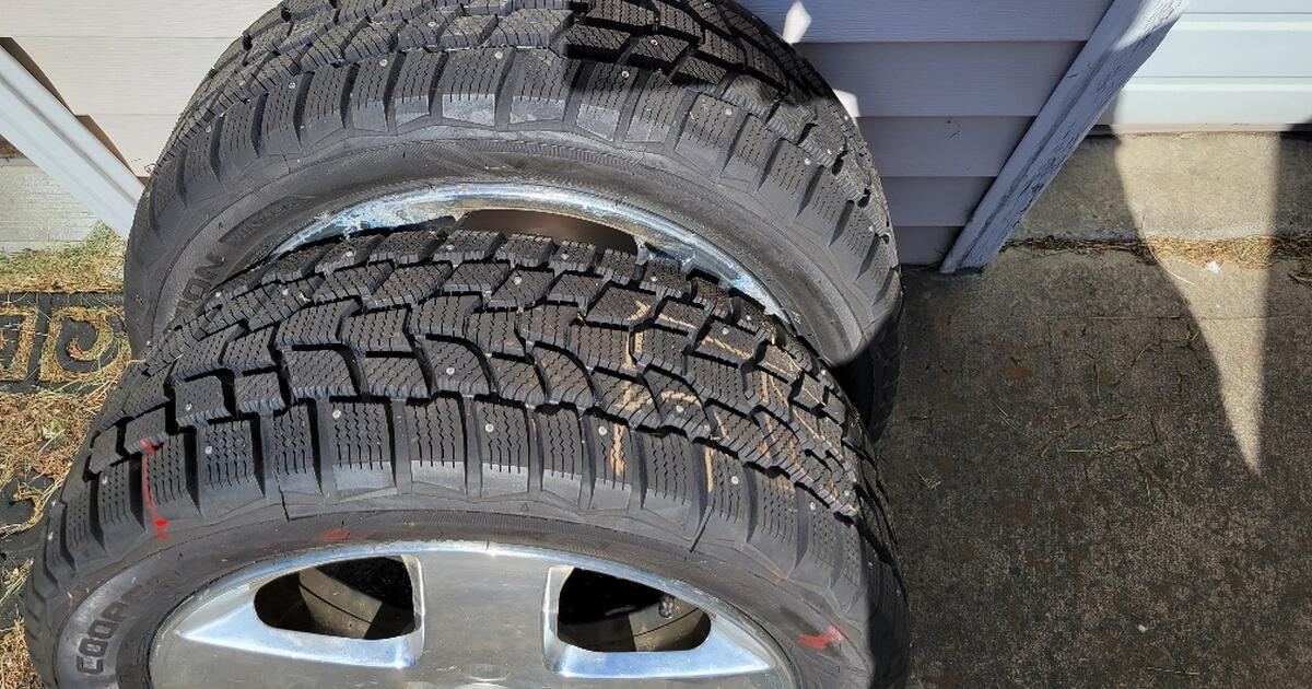 SNOW 2 NEW STUDDED SNOWS 215/50R-17 WITH 5X110MM 4.33" ALLOY WHEELS ...
