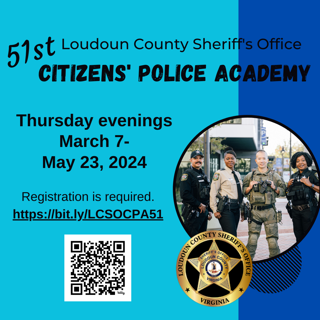 MEDIA RELEASE: The Loudoun County Sheriff's Office (LCSO) is proud to announce the commencement ...
