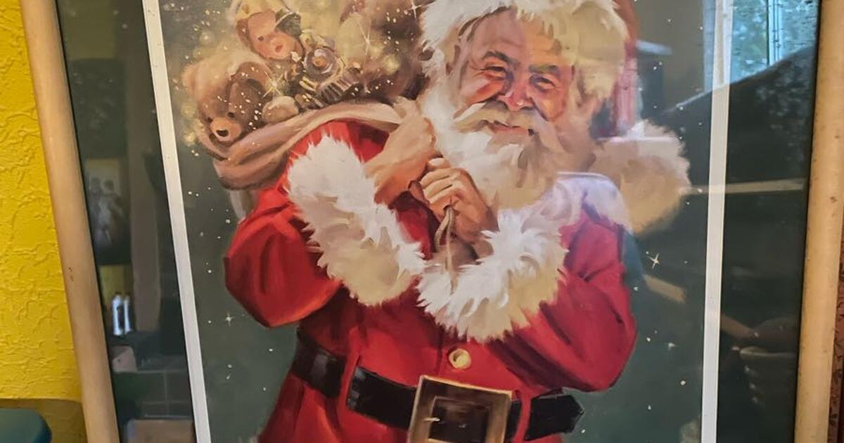 Framed Santa Claus Print for Free in Lynnwood, WA | For Sale & Free ...