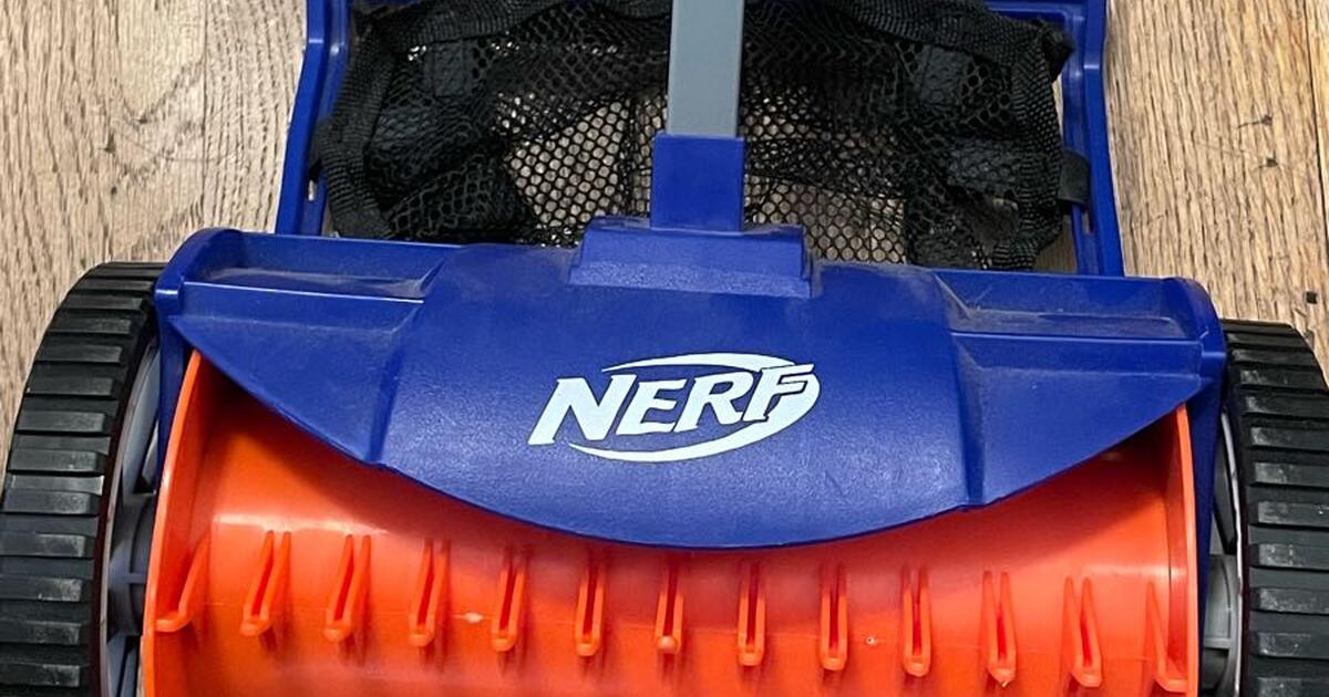 NERF elite Dart Rover Picks Up 100 Darts Roller Collector NER0916 for ...