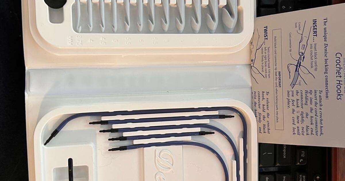 Denise interchangeable crochet hooks and knitting sets for $50 in ...