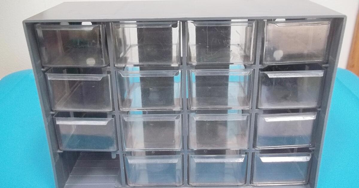 12 Drawer Storage Organizer For Workshop Items, Craft Items Or ? for $7 ...