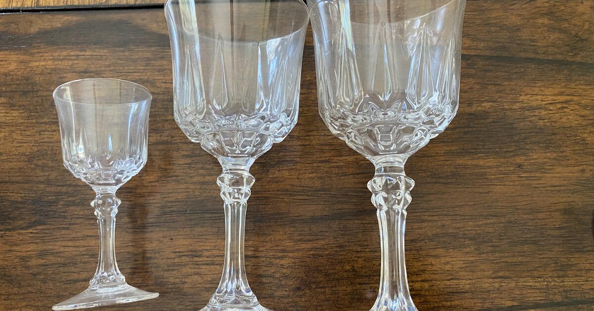 Crystal glasses 3 Sizes - REDUCED for $10 in The Villages, FL | For ...