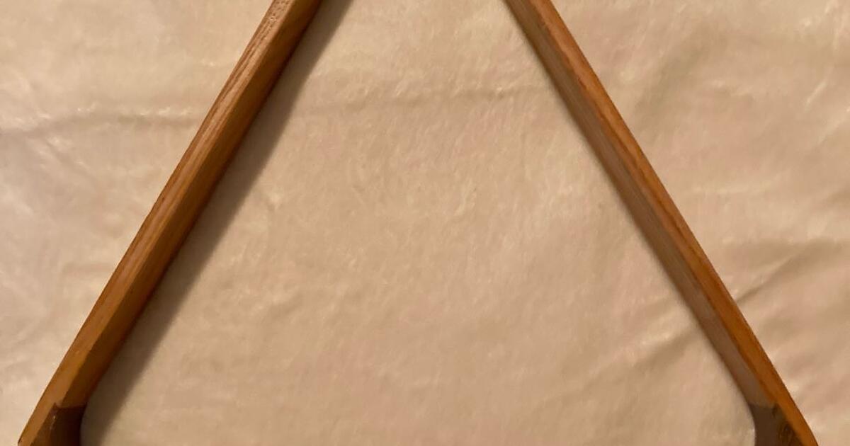 Vintage Wooden Pool Triangle Rack for $15 in Stillwater, MN | For Sale ...