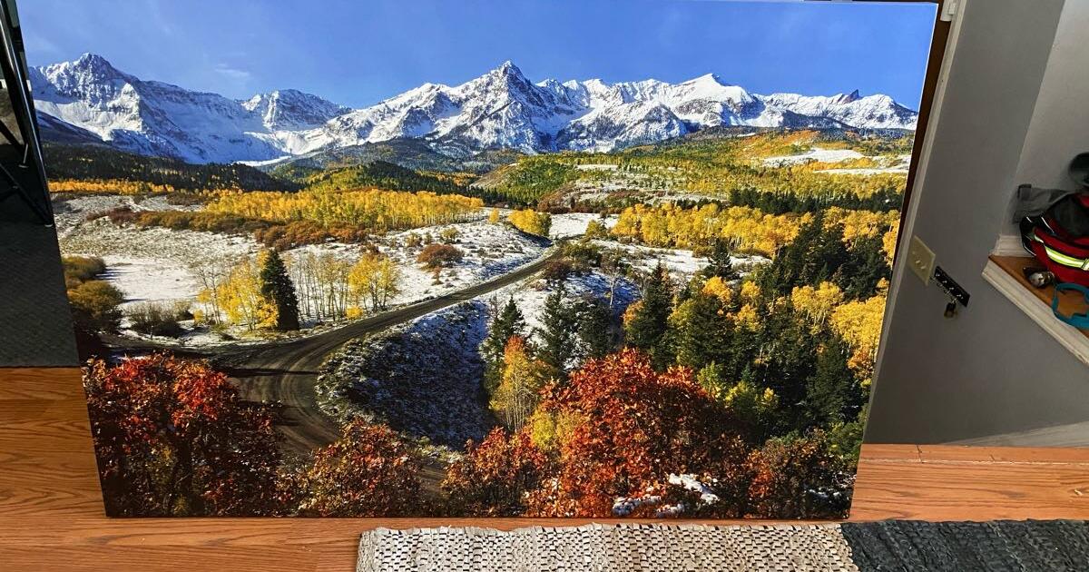 Colorful Colorado picture 48”w x 32”h for $75 in Como, CO | For Sale & Free — Nextdoor