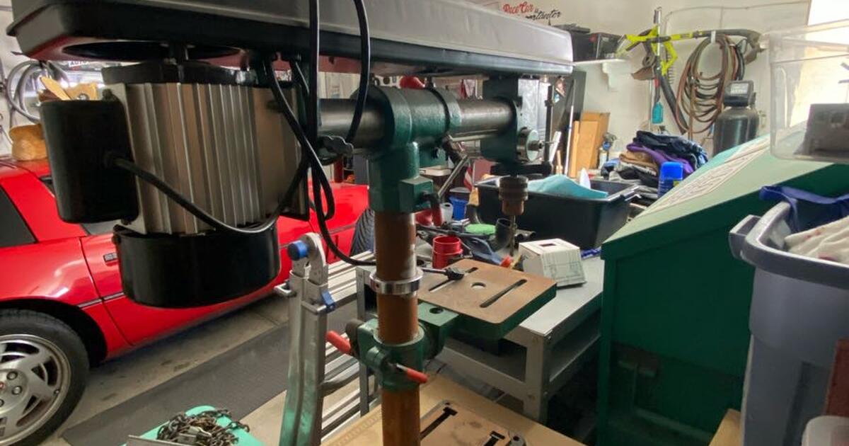 Grizzly G7945 5 Speed Bench-Top Radial Drill Press for $400 in ...