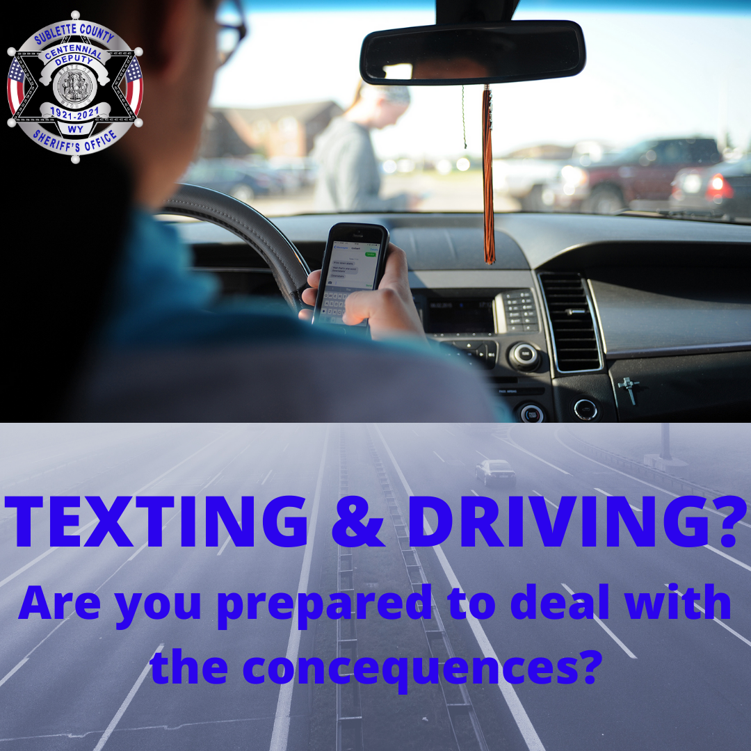 April is National Distracted Driver awareness month! (Sublette County ...