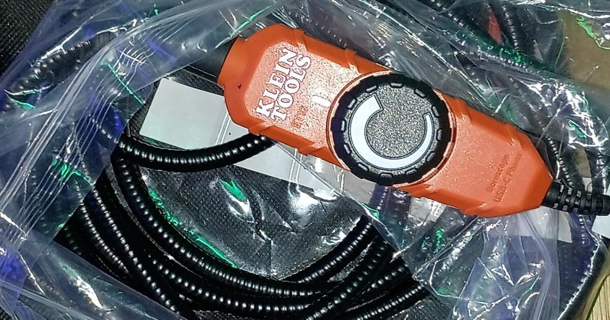 Brand New Klien Tools With Storage Bag. Light On A Coil So You Can ...