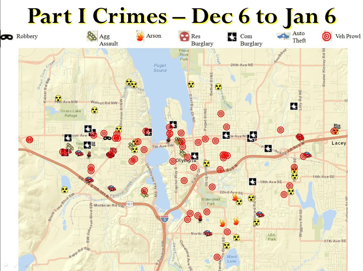 Crime Map for your info (Olympia Police Department) — Nextdoor — Nextdoor