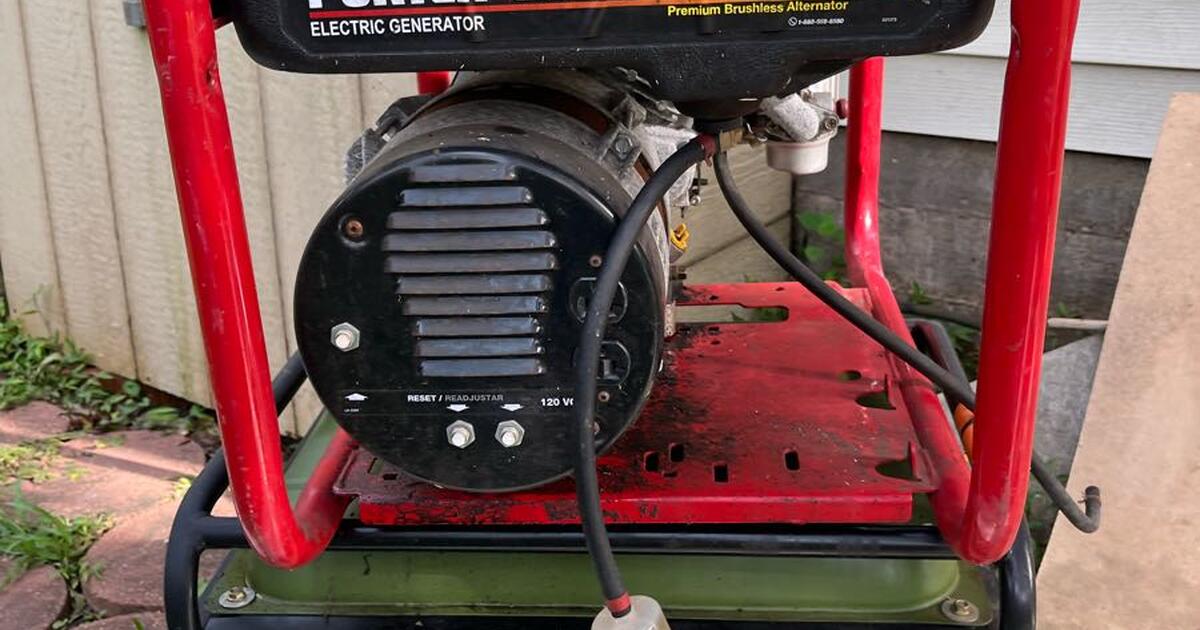 Porter Cable 3000 Watt Electric Generator for Free in Dickinson, TX ...