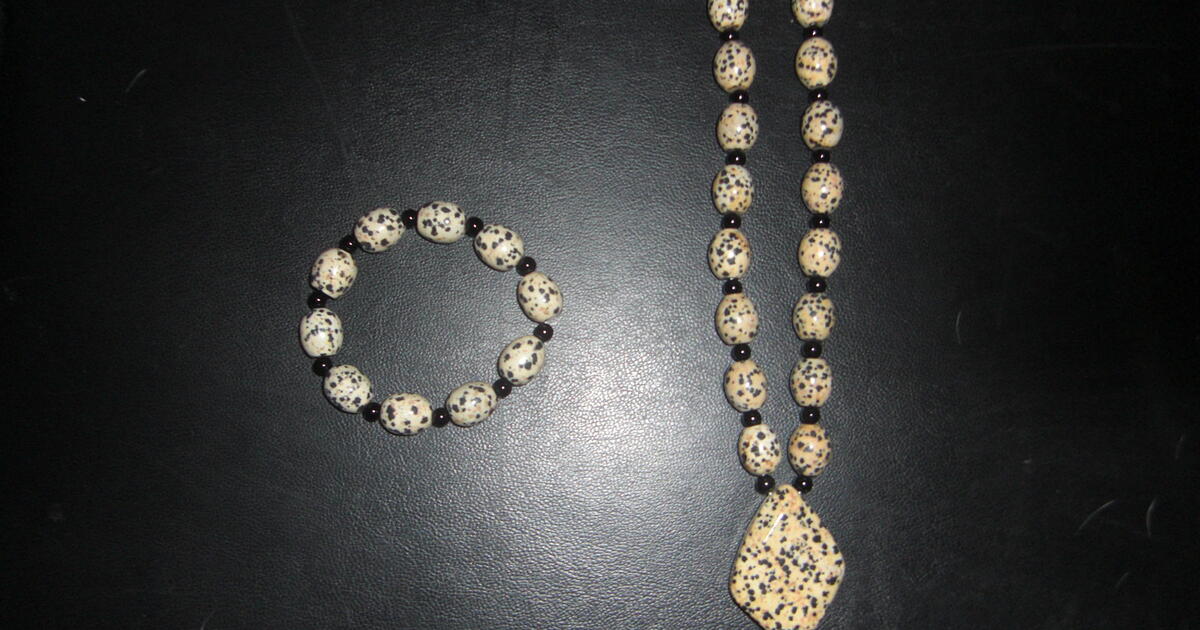 Dalmation Jasper and Black Agate--New for $25 in Greensboro, NC | For ...